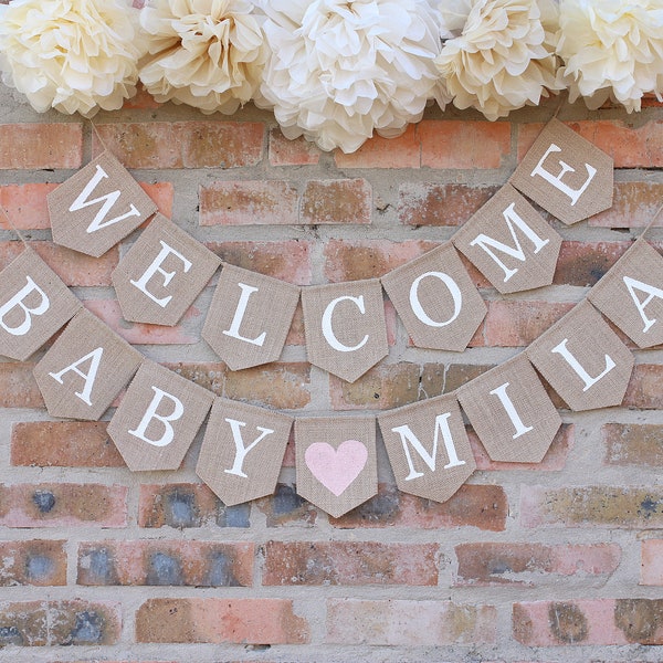 Burlap Welcome Sign - Etsy
