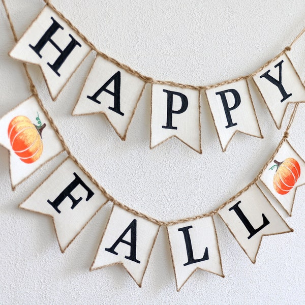 Happy Fall Banner - Etsy