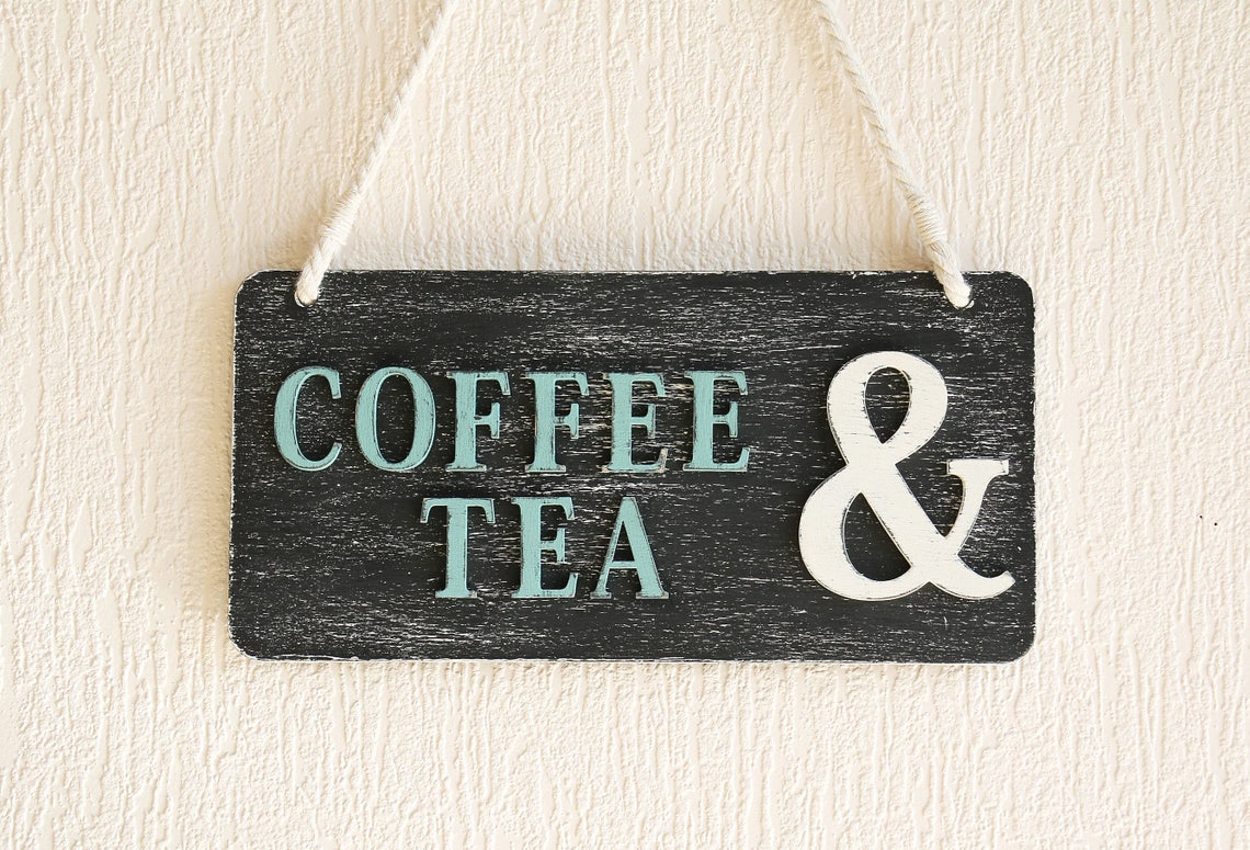 Coffee Sign Coffee Bar Coffee Bar Sign Coffee Decor | Etsy