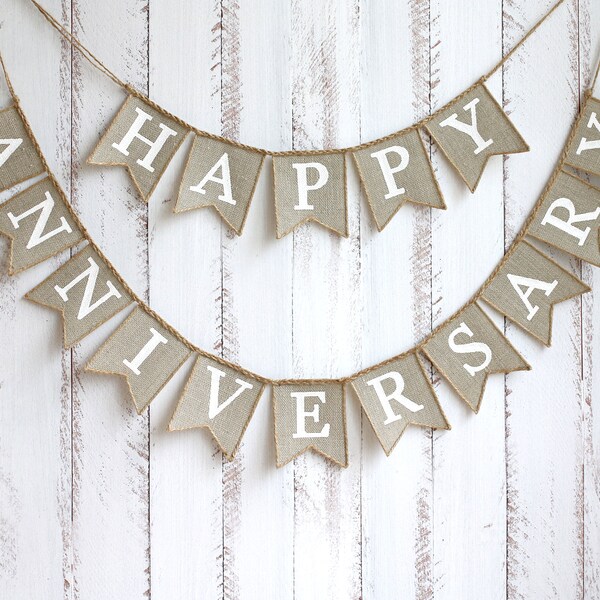 Anniversary Banner - Etsy