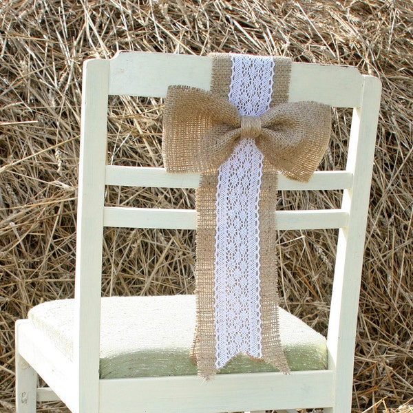 Burlap Chair Sash - Etsy