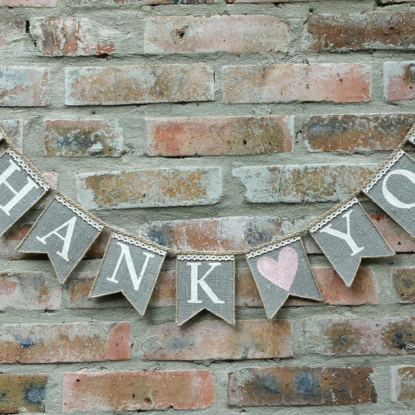 Thank You Banner - Etsy