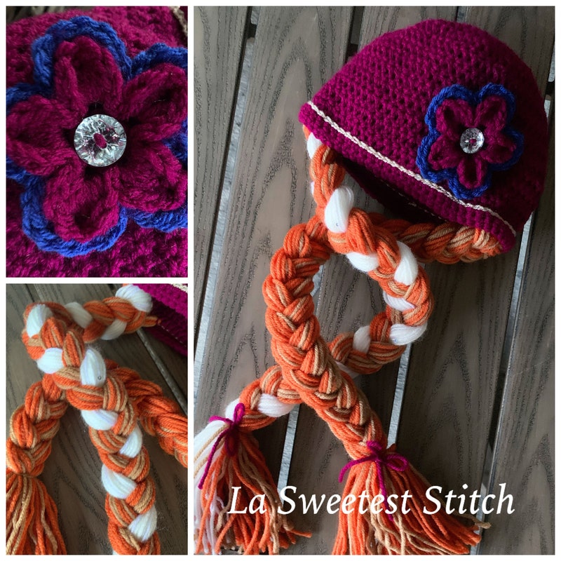 Frozen Anna Hat - Etsy