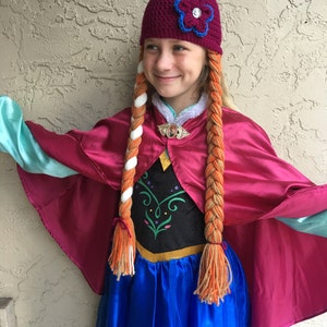 Princess Anna Inspired Handmade Crocheted Hat - Etsy