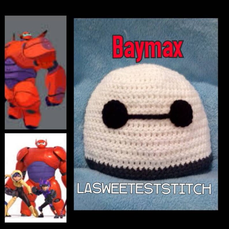 Big Hero 6 Baymax Inspired Hat - Etsy