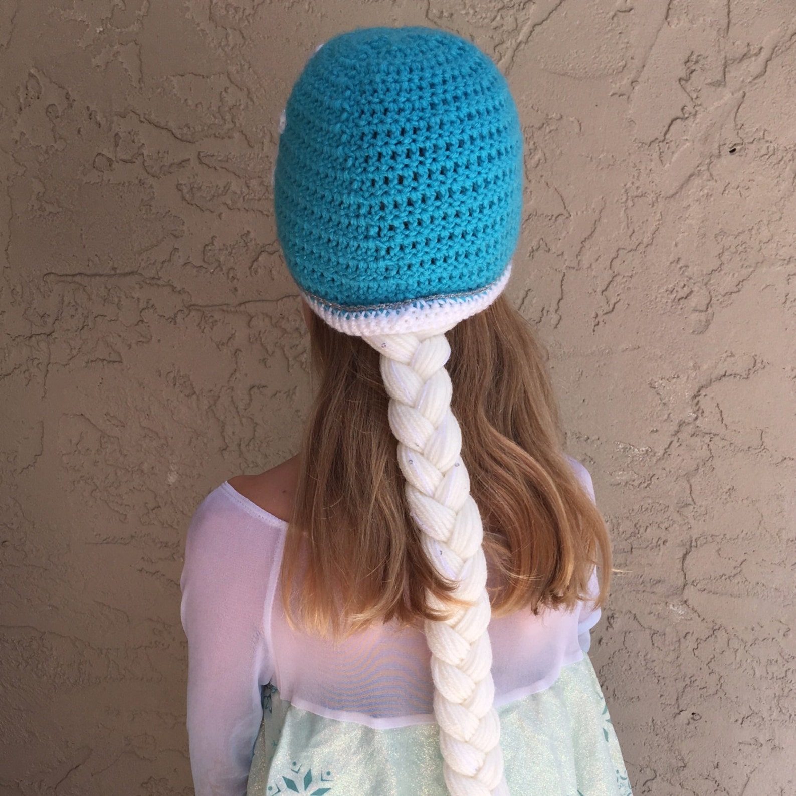Elsa Crochet Wig Hat - Etsy