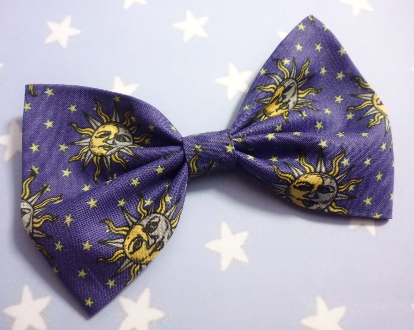90's Inspired Sun Moon & Star Hair Bow | Etsy