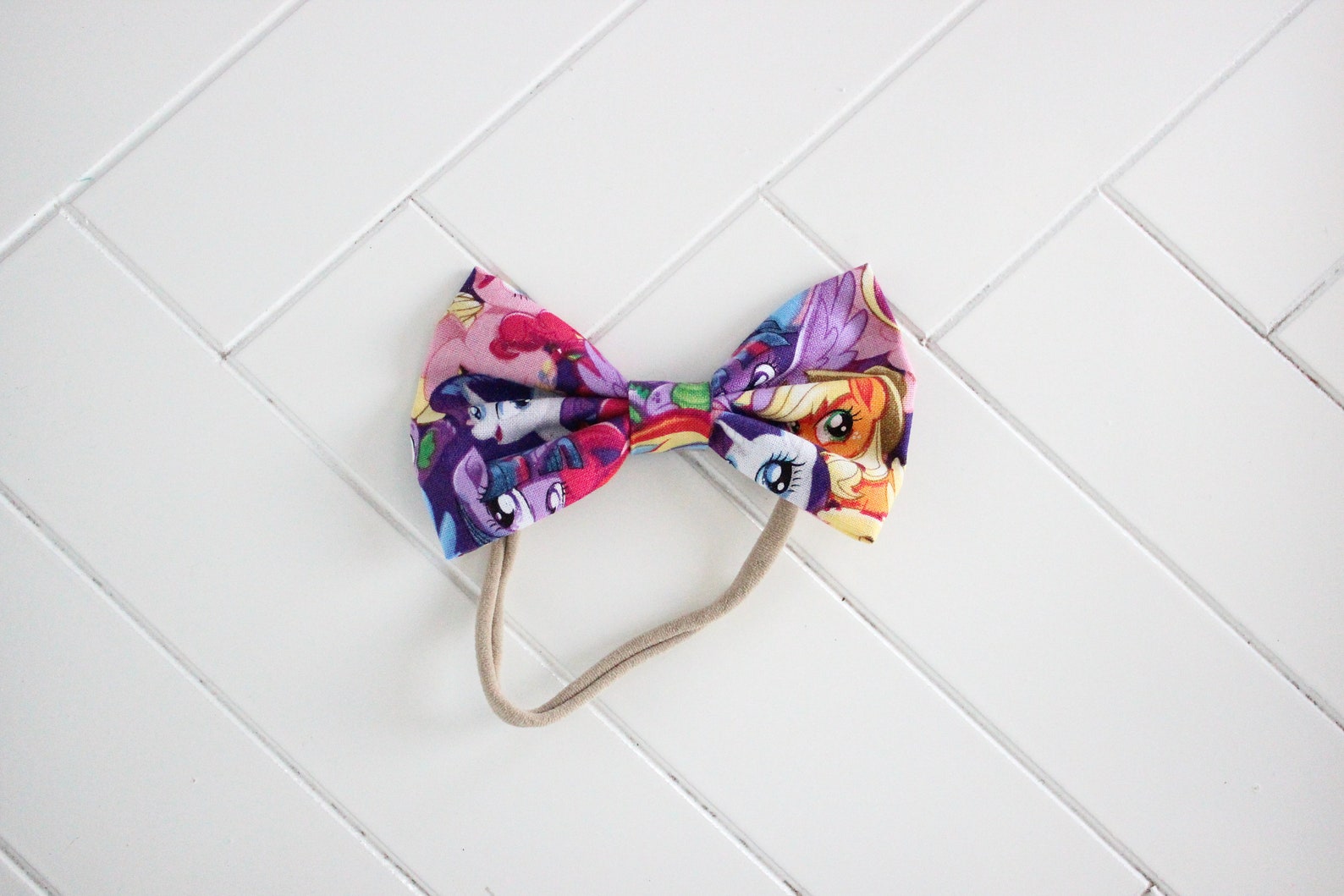 My Little Pony Bow // My Little Pony Headband Rainbow Dash - Etsy