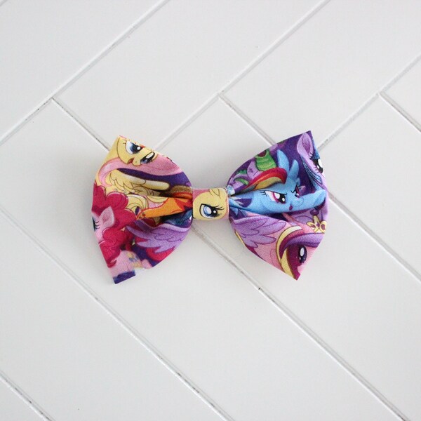 Rainbow Dash Bows - Etsy