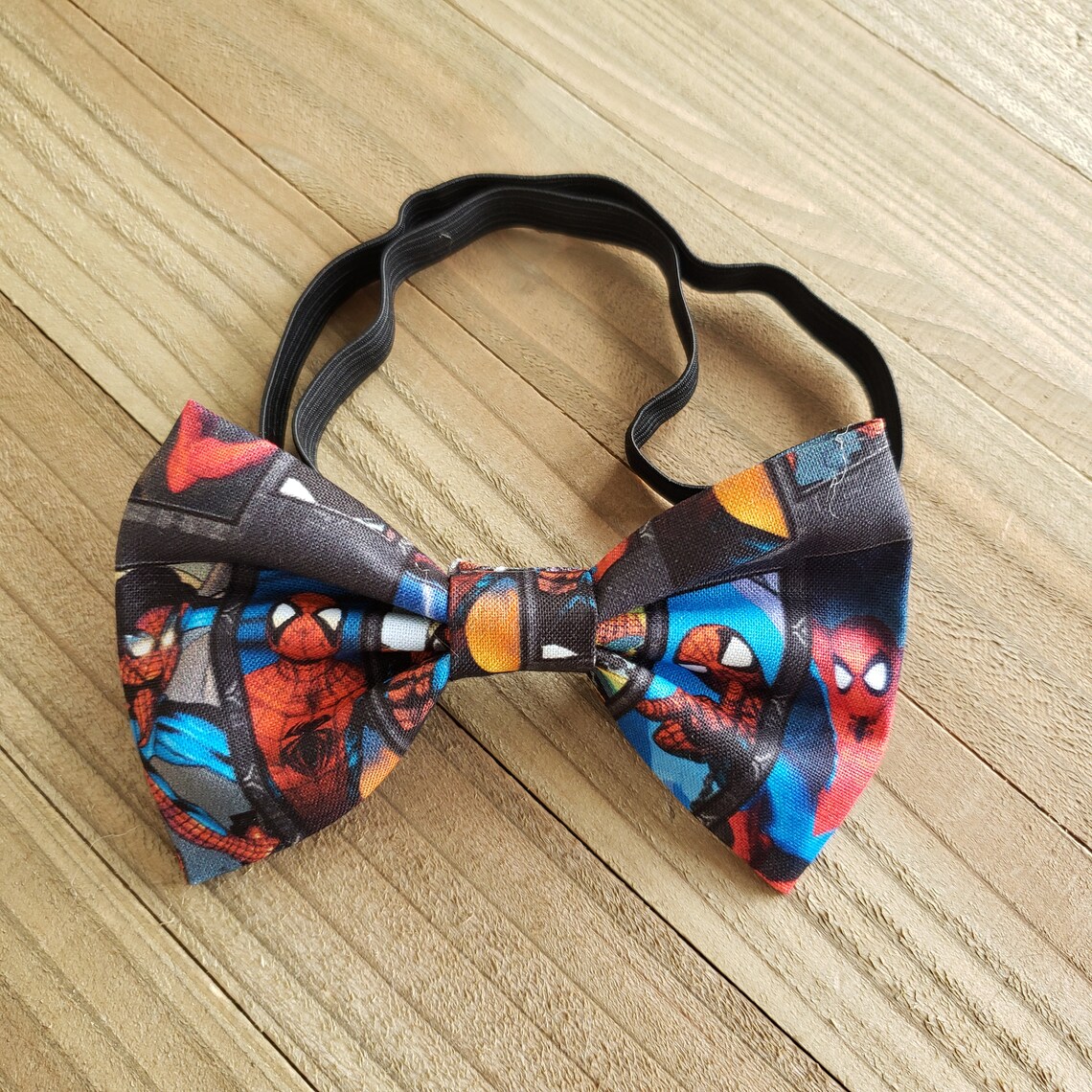 Spider Man Bow // Spider Man Bowtie Marvel Bow Marvel Bowtie - Etsy