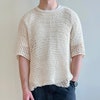 Crochet Pattern amalfi Top Men's Crochet Top Pattern, Men's Crochet ...