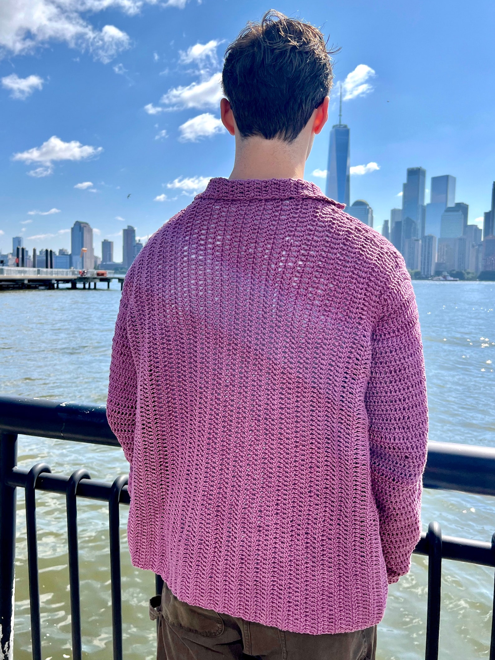 Crochet Pattern - Mason Top - Men's Crochet Top Pattern, Men's Crochet ...