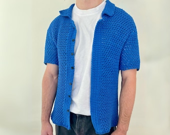 Crochet Pattern -amalfi Top - Men's Crochet Top Pattern, Men's Crochet ...