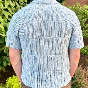 Crochet Pattern essex Top Men's Crochet Top Pattern, Men's Crochet ...
