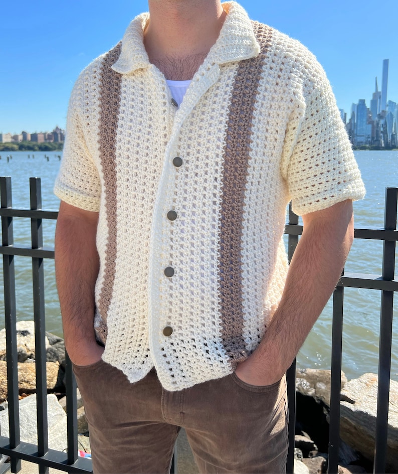 Crochet Pattern Imatra Top Men's Crochet Sweater - Etsy