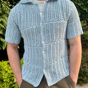 Crochet Pattern essex Top Men's Crochet Top Pattern, Men's Crochet ...