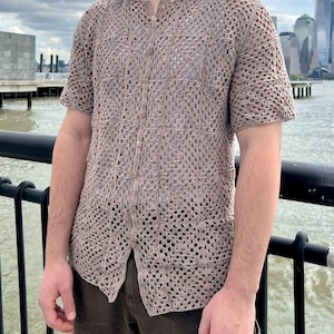 Crochet Pattern -amalfi Top - Men's Crochet Top Pattern, Men's Crochet ...