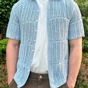 Crochet Pattern essex Top Men's Crochet Top Pattern, Men's Crochet ...
