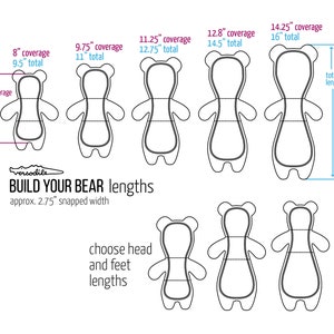 Goldilocks Sewing Pattern 5 Lengths | 2.75" Snapped Width | Not ...