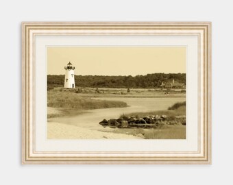 Lighthouse Photography, Martha's Vineyard, Nautical Coastal Decor ...