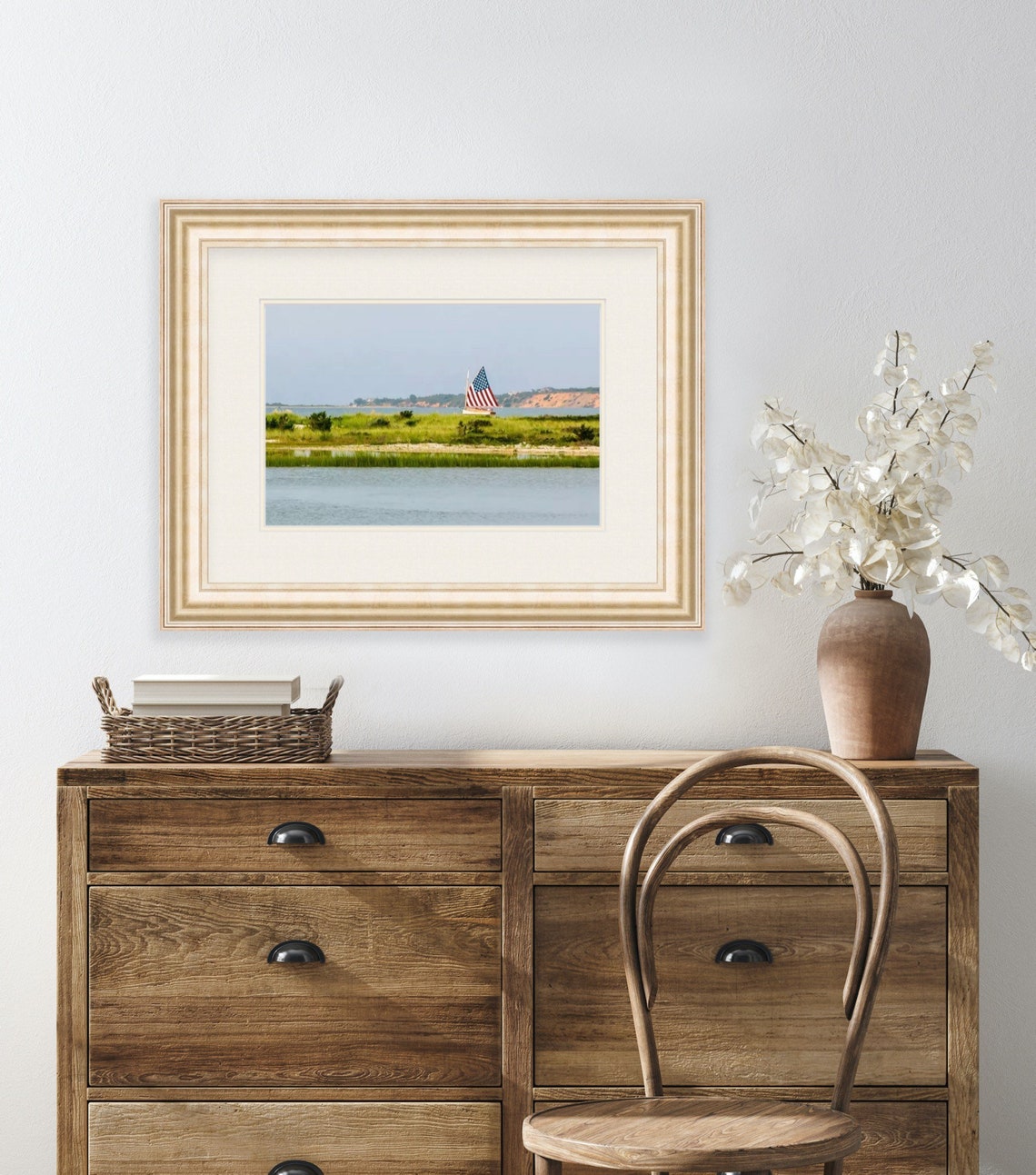 Martha's Vineyard Canvas Art: Edgartown Seascape Print - Etsy