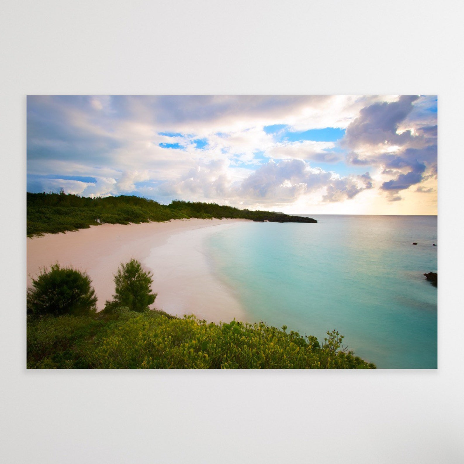 Horseshoe Bay Beach, Bermuda, Pink Sand Beach, Coastal Art, Turquoise ...