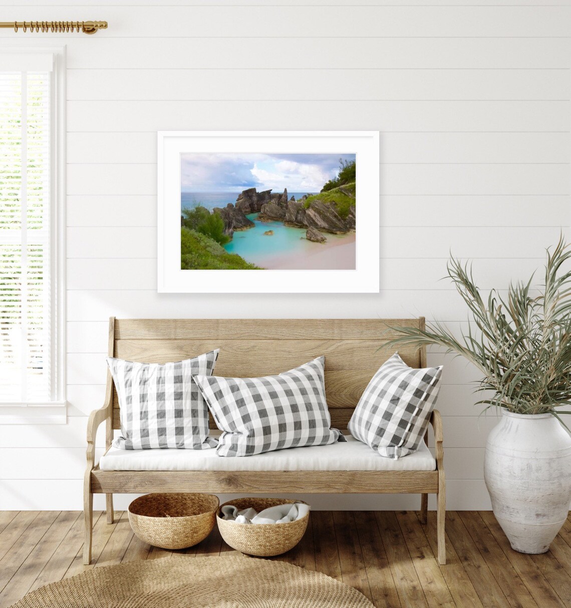 Bermuda Print Horseshoe Bay Beach Bermuda Pink Sand Beach - Etsy