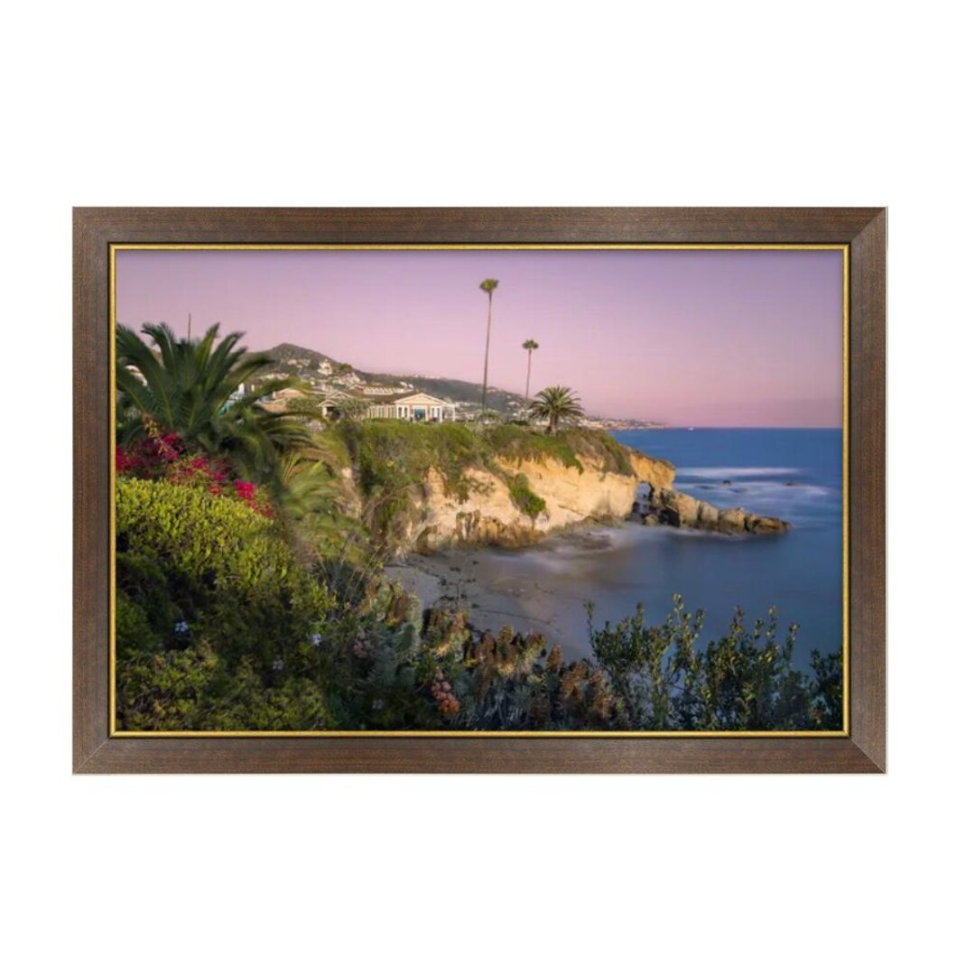Laguna Beach Framed Photo Art: Goff Cove Coastal Seascape - Etsy
