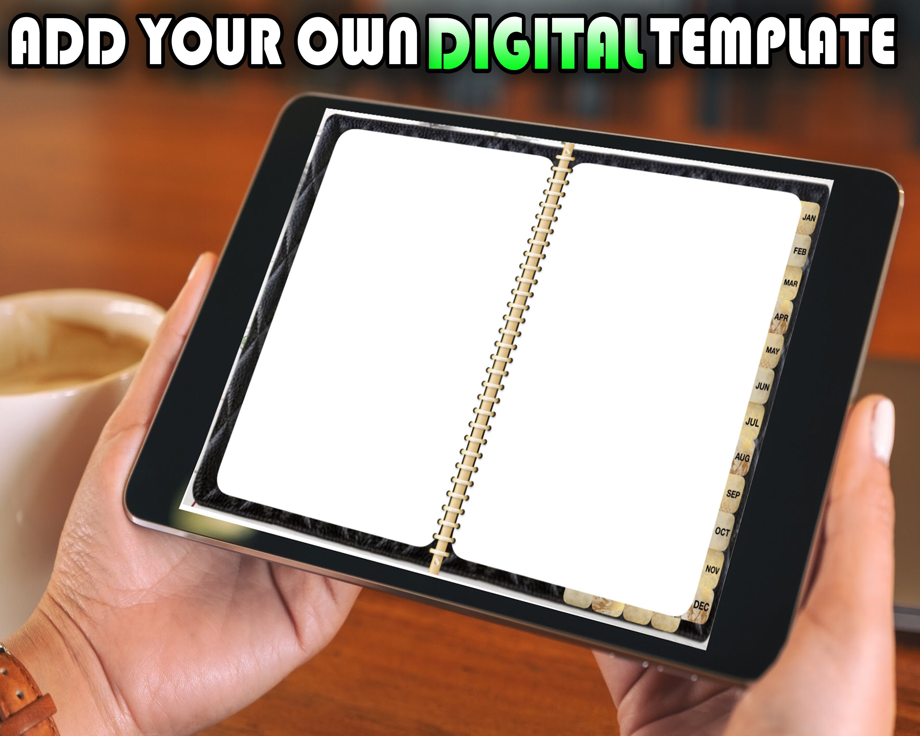 Digital Planner With Hyperlinks Blank Pages - Etsy