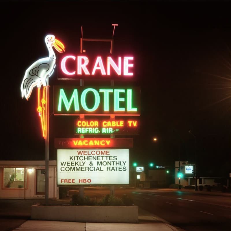 Neon Motel Sign - Etsy