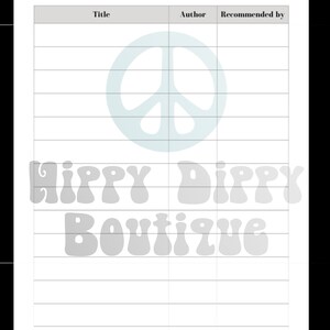 Book Worm's Reading Journal Reading Log - Etsy