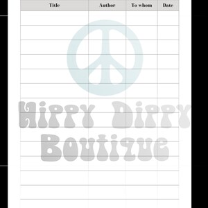 Book Worm's Reading Journal Reading Log - Etsy