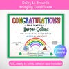 Girl Scout Bridging Certificate: Daisy to Brownie Award (printable ...
