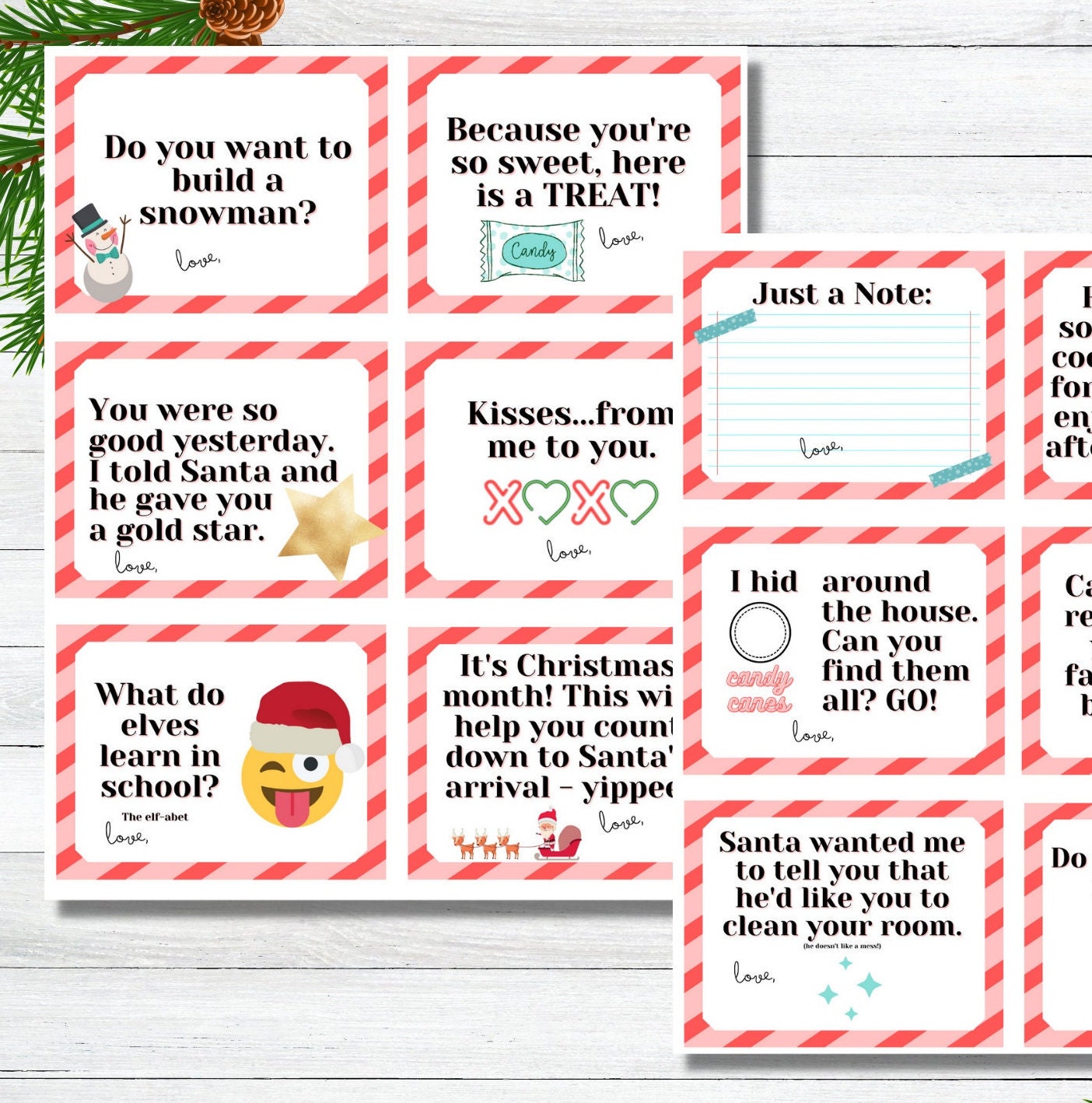 Easy Printable Elf Activity Cards, Elf Props, Christmas Elf, Elf ...