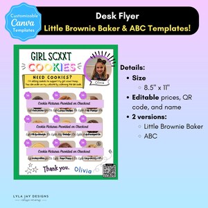 2026 Scout Cookie Booth Bundle: New Cookie!! ABC & LBB Baker Sales Kit ...