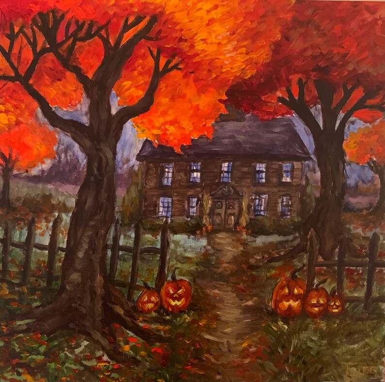 October Hill 10x10 Inch Print | Etsy