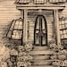 Ghastly Manor Halloween Haunted House 9x12 Inch Print Wall Hanging - Etsy