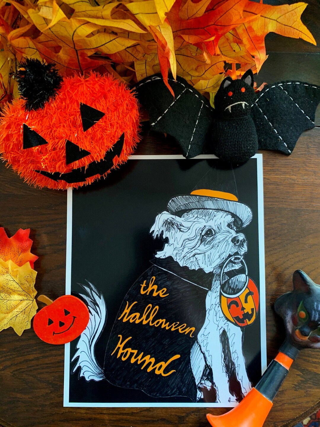 The Halloween Hound - Etsy