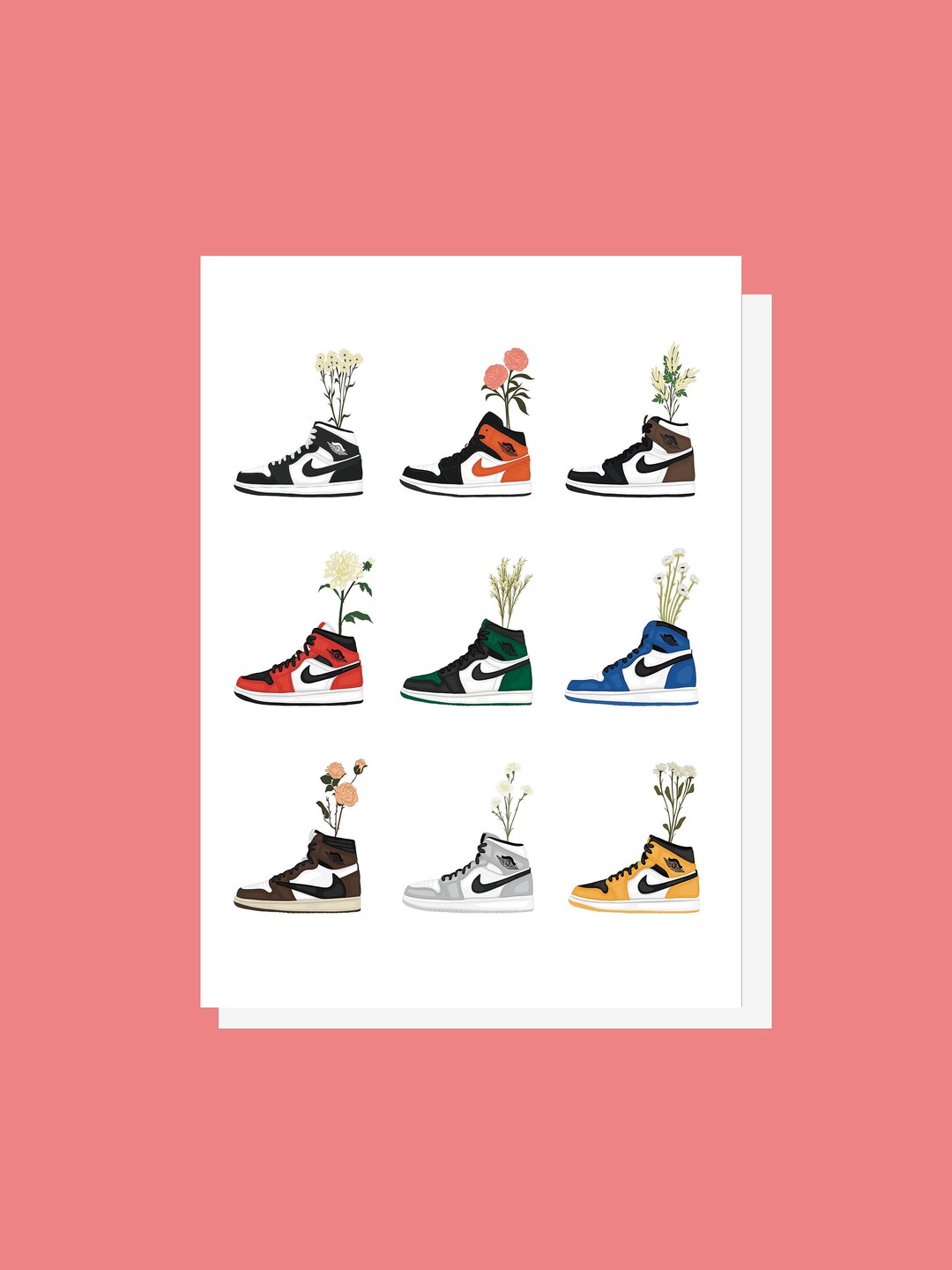 Sneaker Card V2 - Etsy