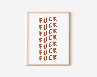 Funny Wall Art - Etsy