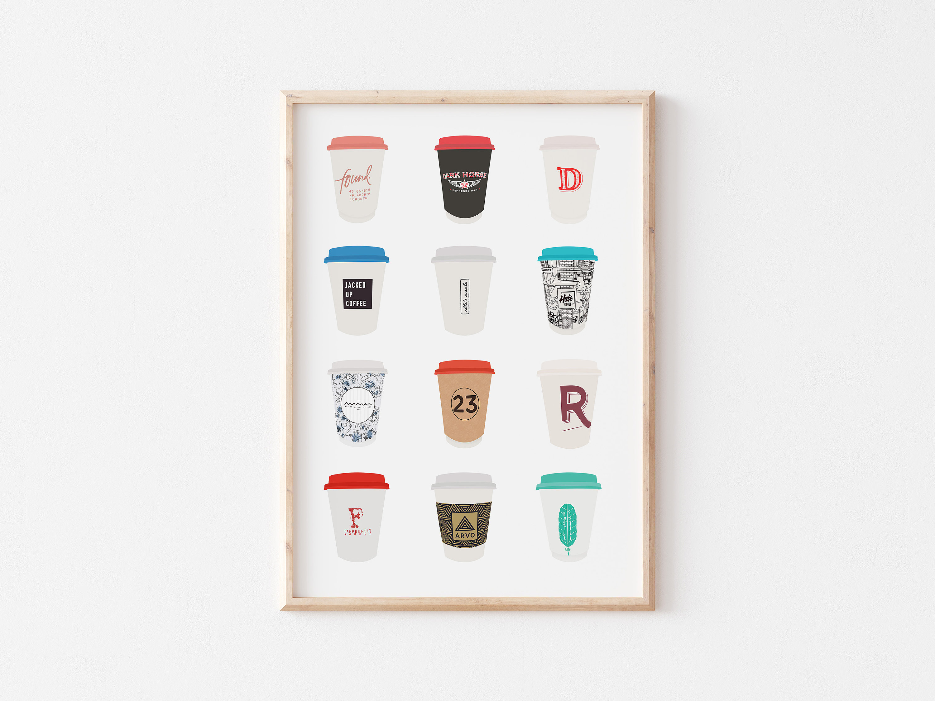 Toronto Coffee Shop Print 2.0 Toronto Cafe Print Coffee - Etsy Canada