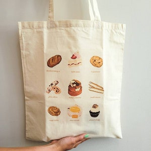 Tote Bag - Sweet Treats Tote Bag, 15" X 16" Long Handle Tote Bag ...