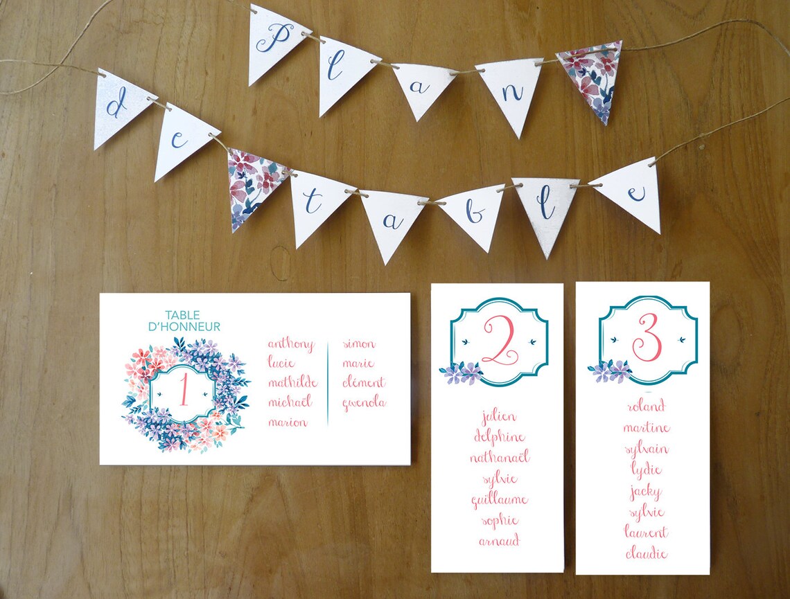 Create and Print Table Plan - Etsy