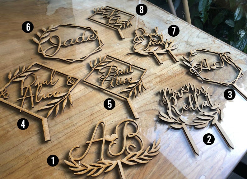 Cake topper personnalisé - Etsy France