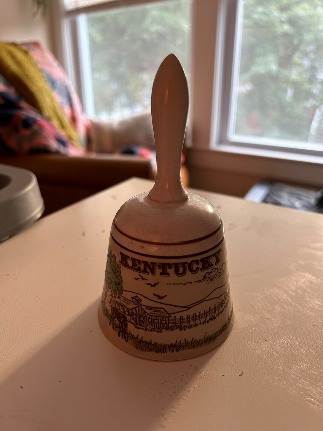 Vintage Ceramic Souvenir Bell - State of Kentucky; Scotty Brand; Made ...