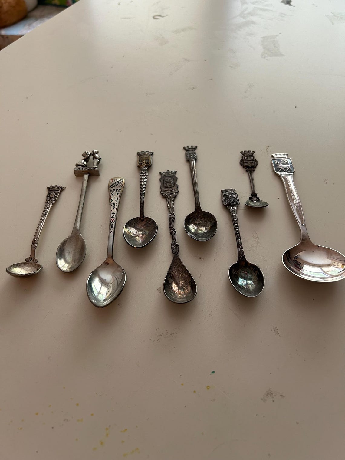 All Metal European Souvenir Spoons; Choose a Spoon - Tromso, Holland ...