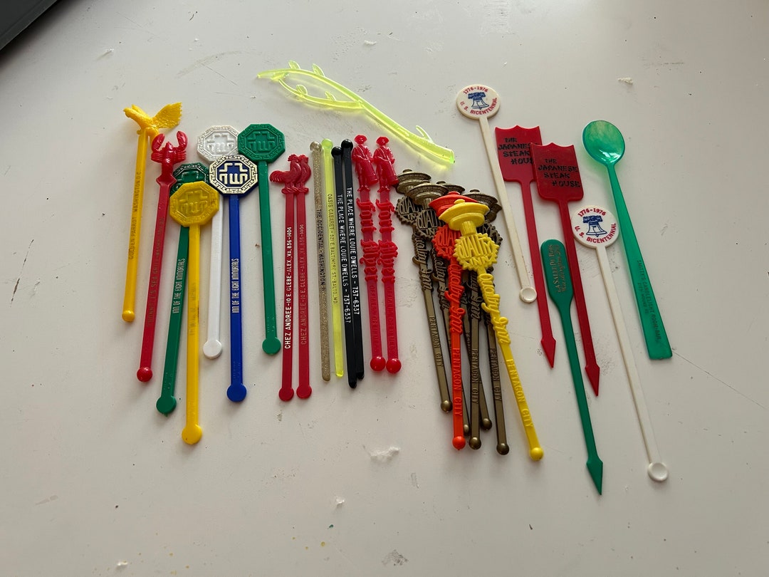 Vintage Washington DC Area Swizzle Sticks, Set of 29; Hotels ...