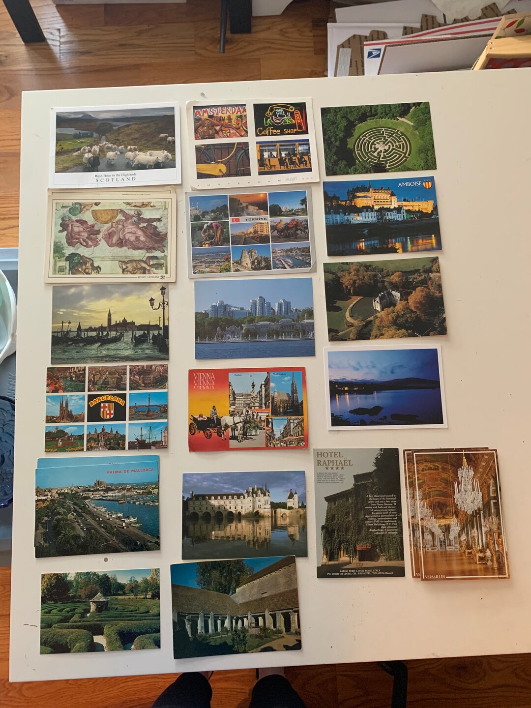 Vintage European Postcards, Set of 20, 1970's-2000's - Etsy