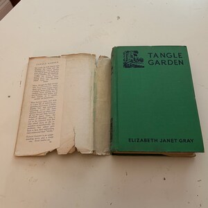 Antique 1928 Book Tangle Garden: A Story for Girls by Elizabeth Janet ...