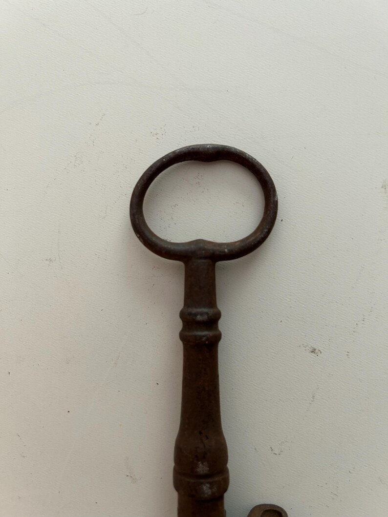 Vintage Skeleton Key Antique Skeleton Key Brass Solid Metal Barrel ...